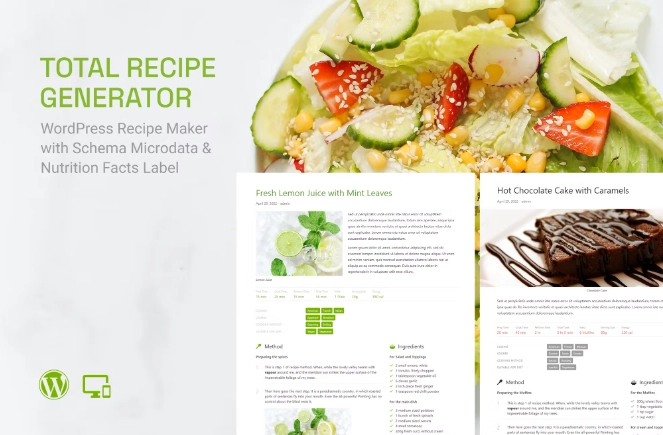 Buy Total Recipe Generator (Recipe Gutenberg Block) At The BEST PRICE!