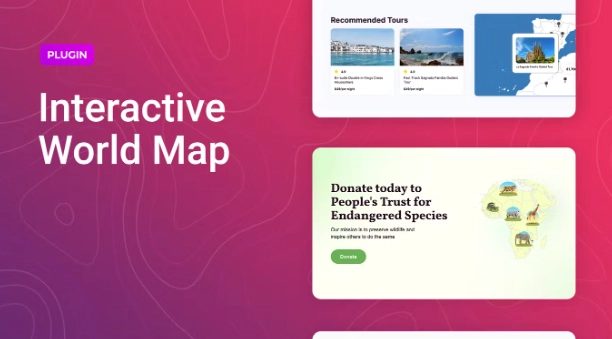 Buy Interactive World Map For Elementor At The BEST PRICE!